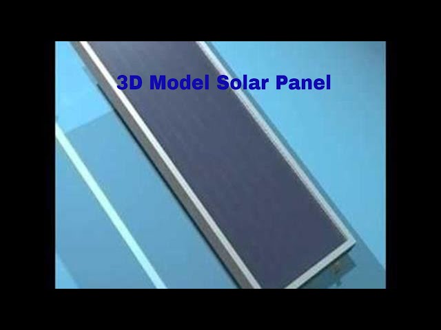 Solar panel 3D Model - FlatPyramid