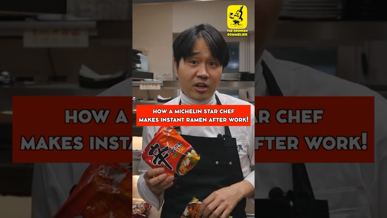 How a Michelin Star Chef Makes Instant Ramen After Work!