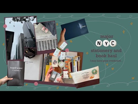 NYC Stationery Haul | Stationery shops, book shops and blind boxes