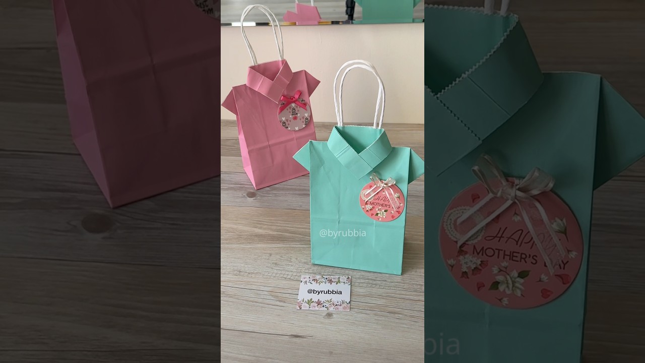A simple and Easy DIY Mother’s Day Gift Bag #diy #giftwrapping #giftideas #mothersday #tutorial #how