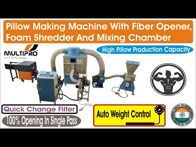 Pillow Filling Machine - Automatic Fiber Opening And Filling Machine ...