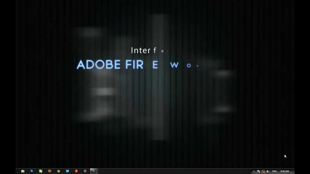Adobe Fireworks CS6 Interface