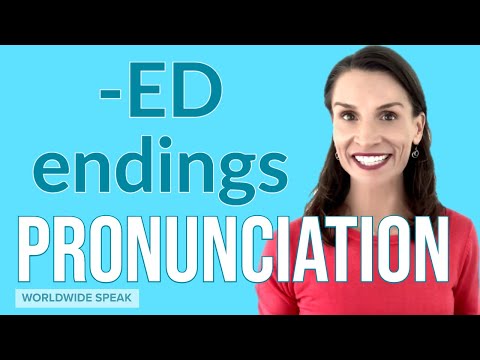 -ED Endings in English | American English Pronunciation
