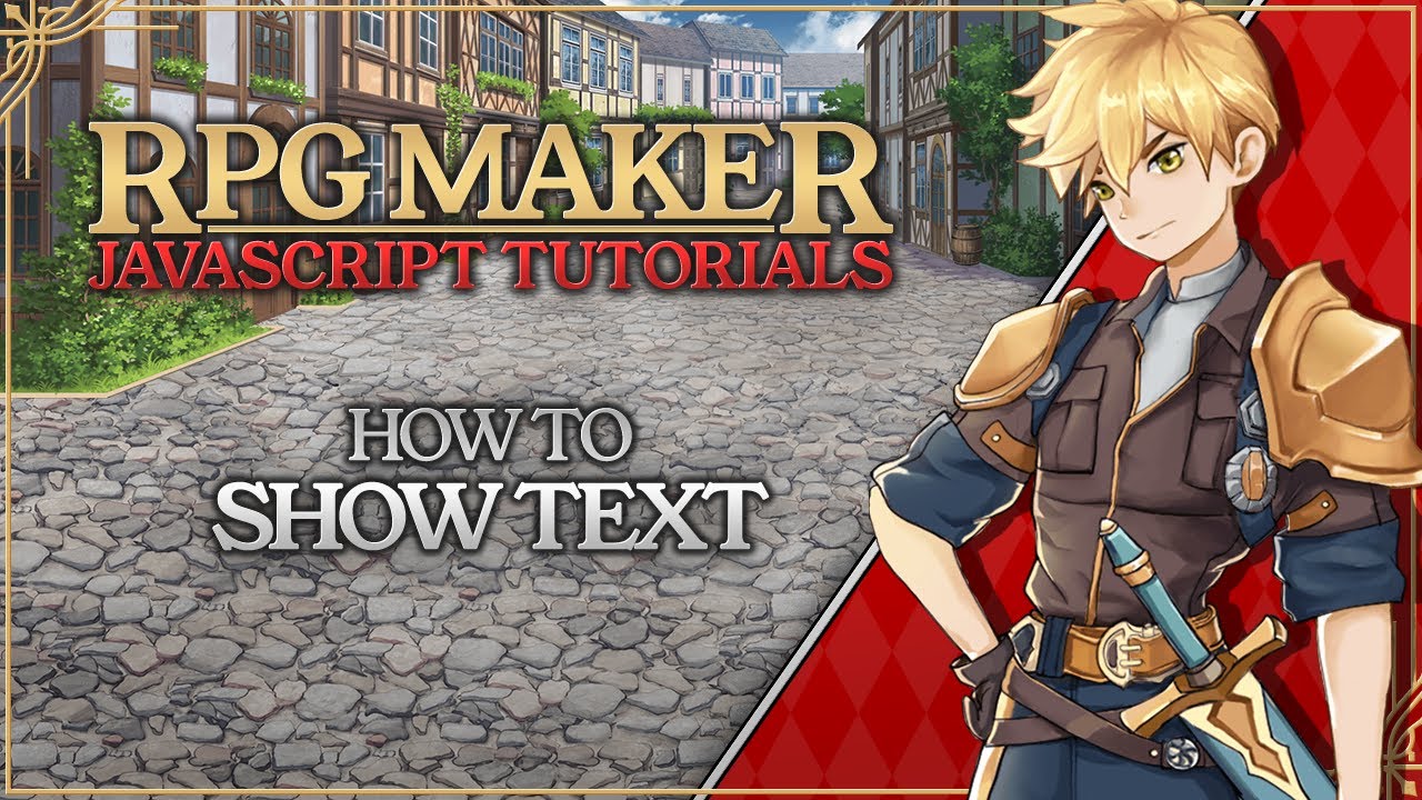 Show Text with JAVASCRIPT | RPG Maker MV & MZ Tutorial #rpgmaker #javascript #gamedev