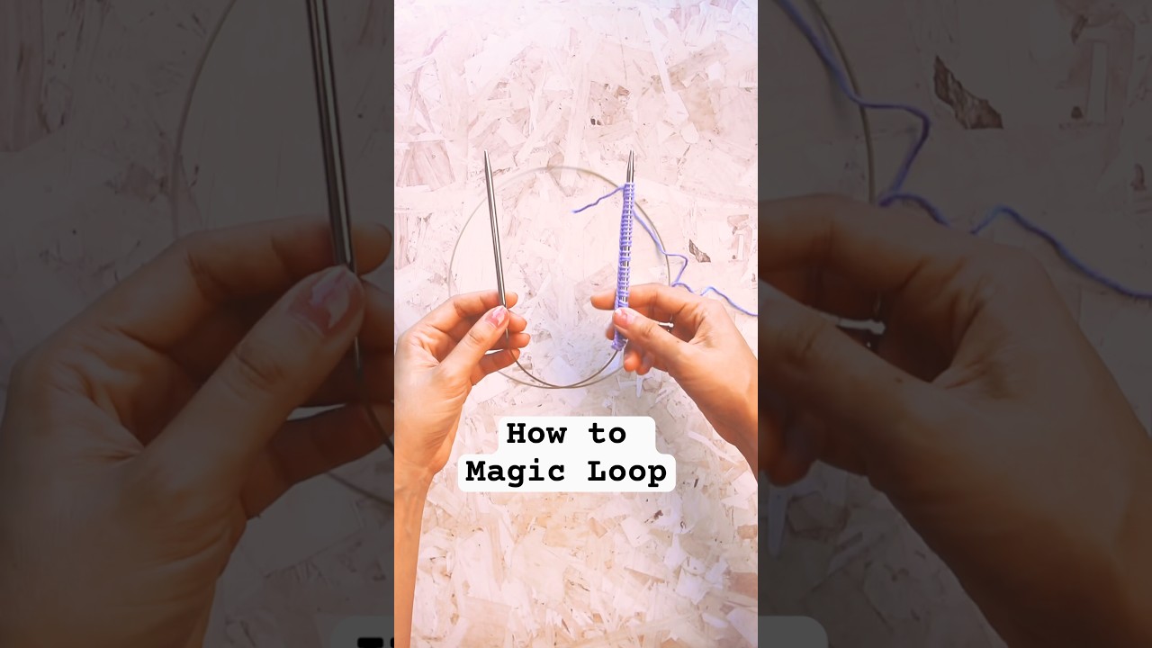 How to Magic Loop (and get rid of your DPNs!) #knitting