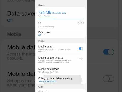 Remove Data Usage Limit Notification on Android