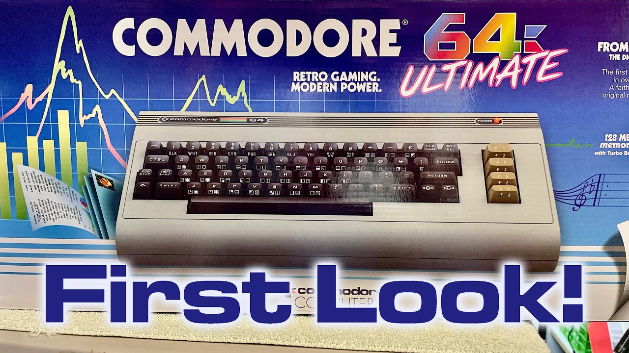 Commodore 64 Ultimate Unboxing and First Look.