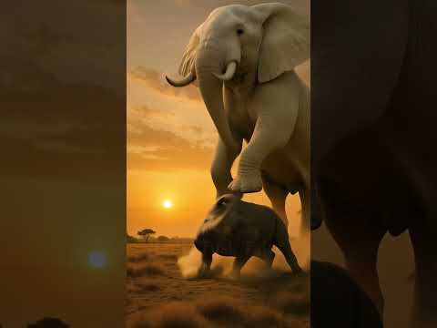 Chop Failed Instantly ππ Rhino Flips the Script on the Elephant