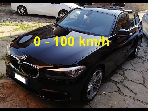 Bmw 116d F20 acceleration 0-100 km/h
