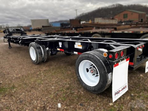 2022 Pro Haul 43ft Container Chassis - 12 Pin, Any Sizer, Spread Axle, Air Ride