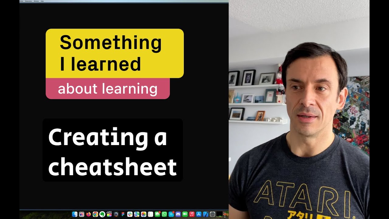 Learning trick – Creating your own 'cheatsheet'