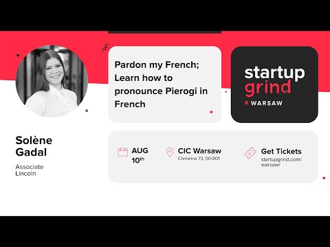 Pardon my French; Learn how to pronounce Pierogi in French
