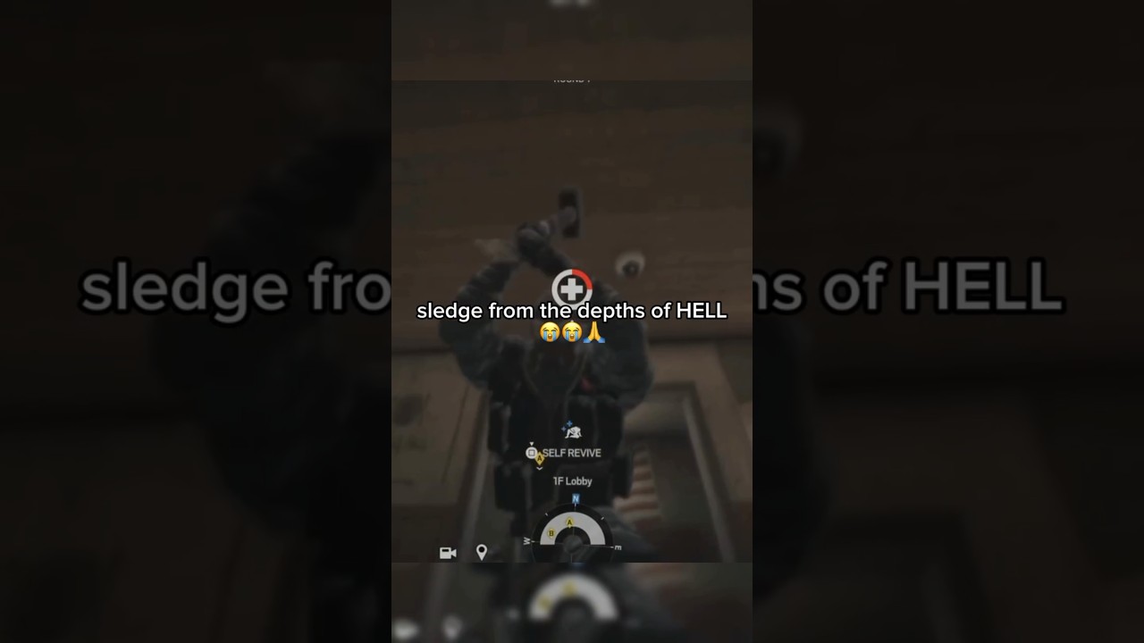 sledge from the depths of hell 😭 #rainbowsixsiege #r6 #r6funny #memes #funny #shorts