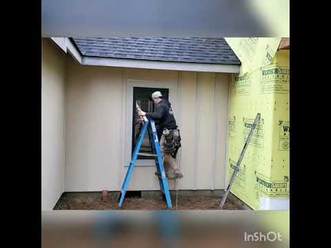 Installing Hardie Board and Batten Panels on a Little Wall