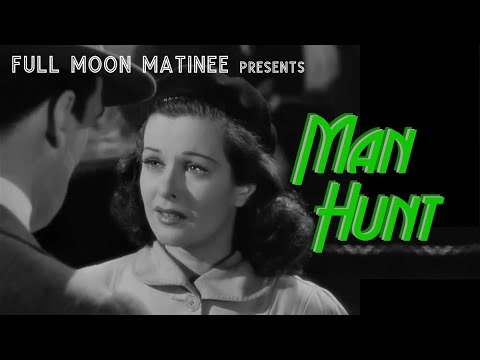 MAN HUNT (1941) | Walter Pidgeon, Joan Bennett | NO ADS! | Film Noir | Thriller
