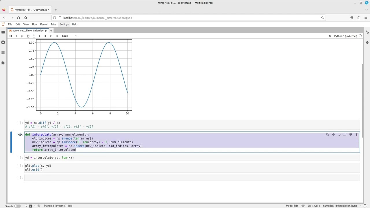 Python Tutorial: Numerical Differentiation with NumPy
