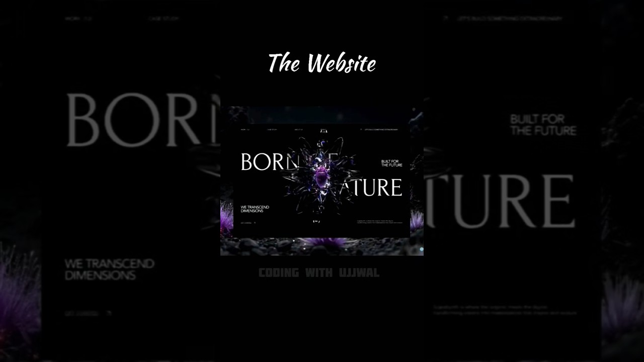🔥 Smooth Scroll Down Animation | Elevate Your Website Design with CSS & JavaScript!
