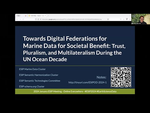 Towards digital federations for marine data for societal benefit: Trust, pluralism, and multilater..