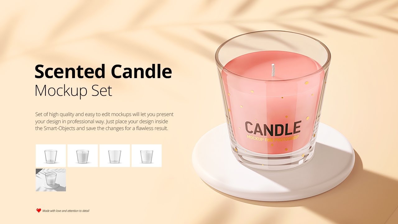 Candle Mockup Set 2