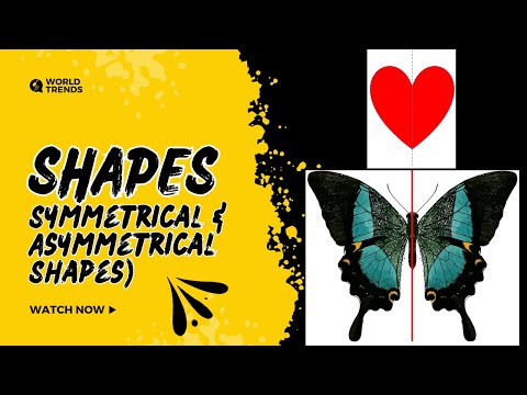 Symmetry For Kids | Symmetrical Shapes | Asymmetrical Figures | Math