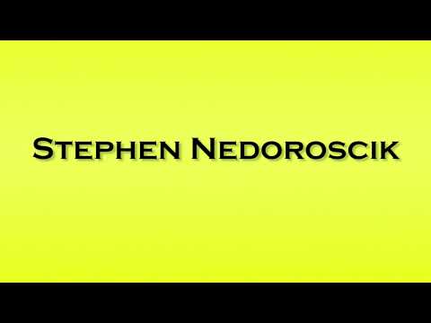 Pronunciation of Stephen Nedoroscik