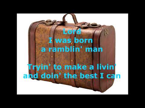Ramblin' Man - The Allman Brothers - with lyrics