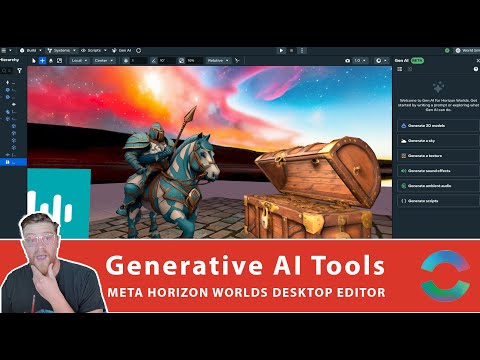 Generative AI Tools in Meta Horizon Worlds Desktop Editor