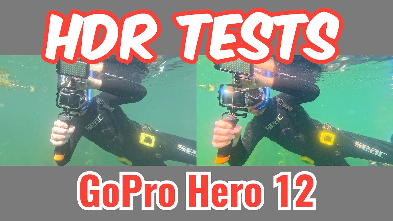 GoPro Hero 12 HDR Tests | an Land + unter Wasser