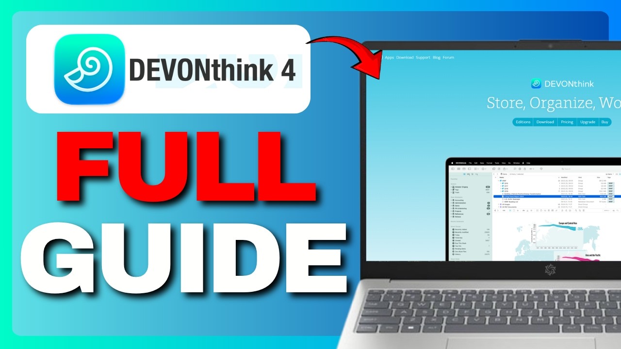 DEVONthink 4 Tutorial - Full Beginner Guide 2026!