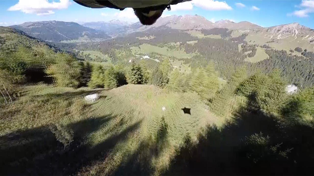Daredevil Flies Down Mountain