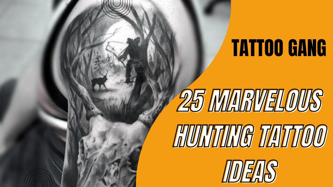 25 Marvelous Hunting Tattoo Designs