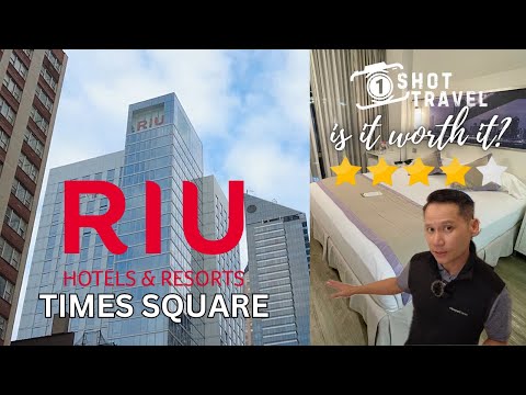 I stayed RIU PLAZA NEW YORK TIMES SQUARE HOTEL. Is it worth it?? 🥂✨