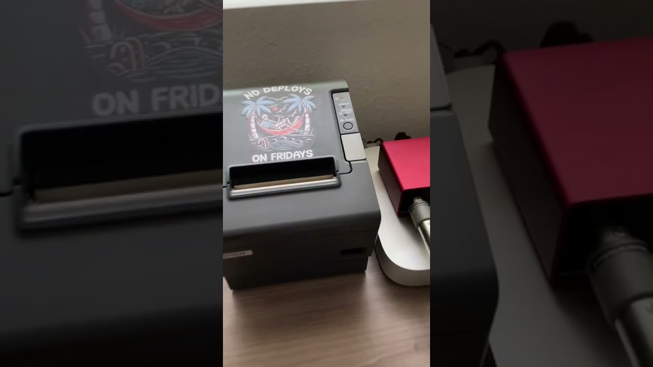 I made a receipt printer for GitHub issues #shorts