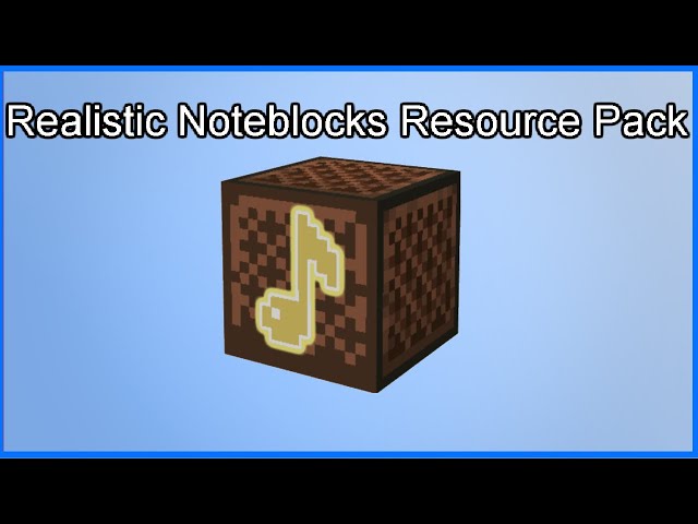 Realistic/Alternative Noteblocks Minecraft Texture Pack
