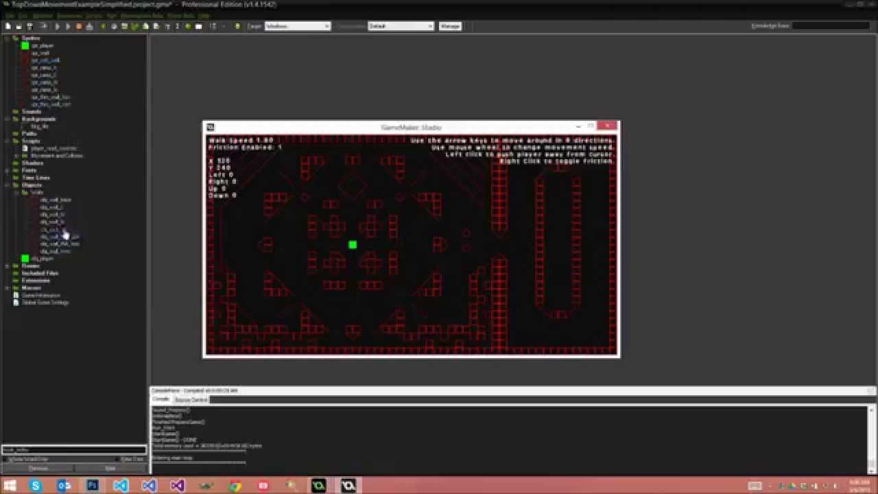 Game Maker Studio: Top Down Movement And Collision System Tutorial