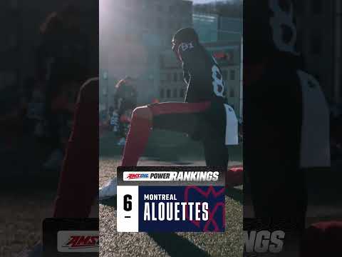 CFL Power Rankings presented by @AMSOILinc - Week 1