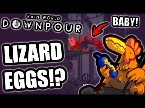 You Can HATCH BABY LIZARDS!!! 🦎 | Rain World Downpour