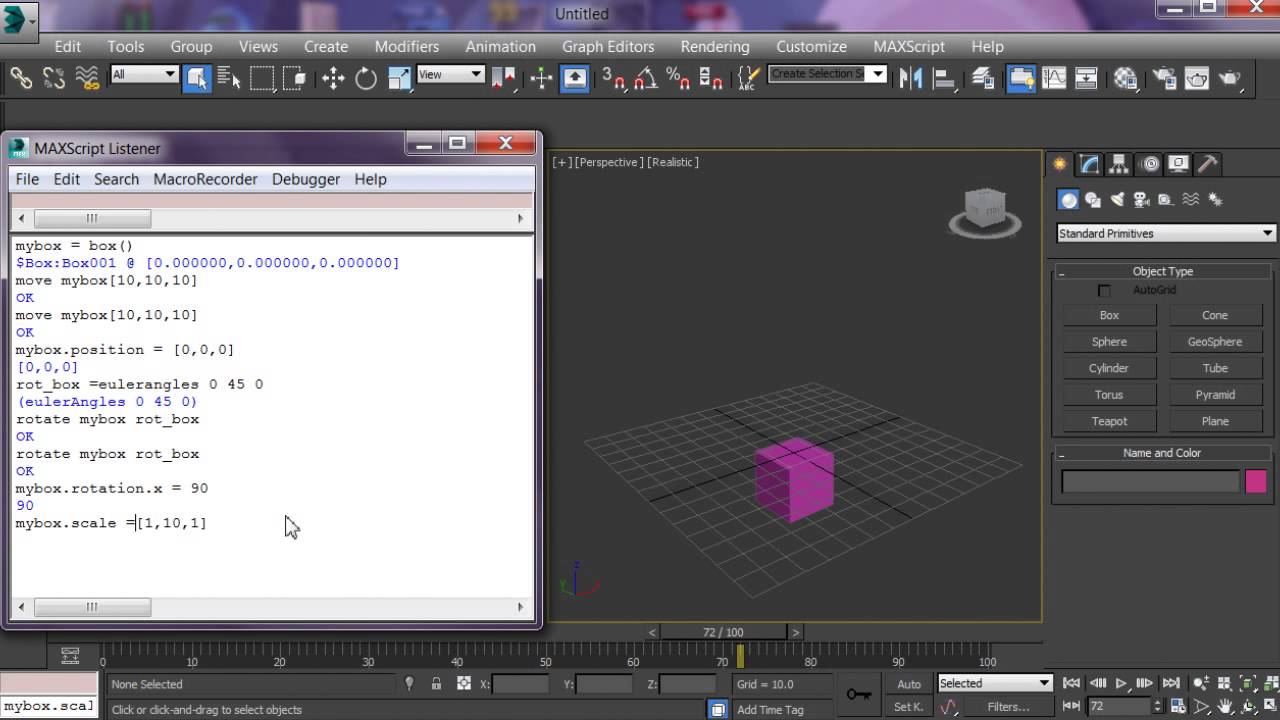 3ds Max Tutorial Now Available: Automating Tasks Using MAXScript