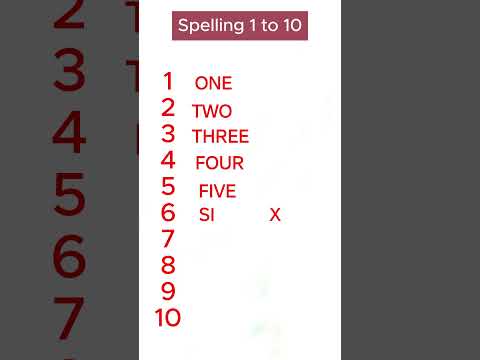 Learning Numbers 1 to 10: Fun Spelling Adventure for Kids | Count, Spell, and Play with Numbers!