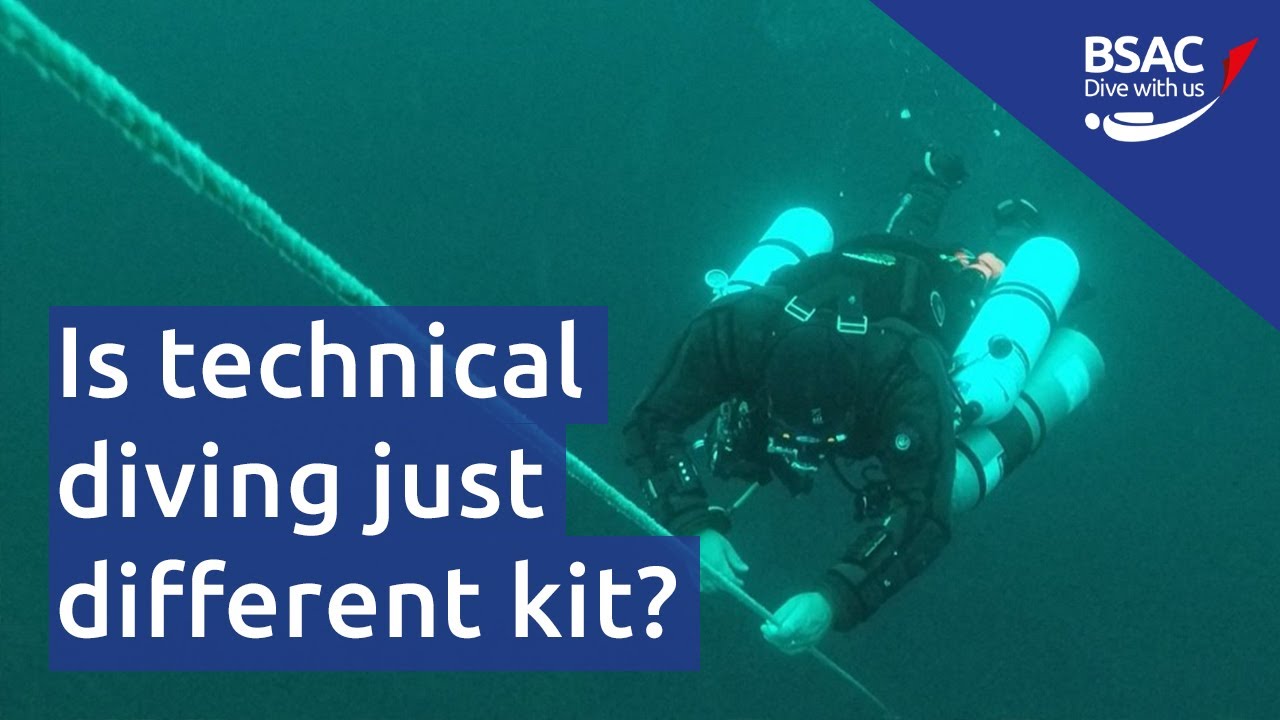 Is technical diving just different kit? | Diving safety