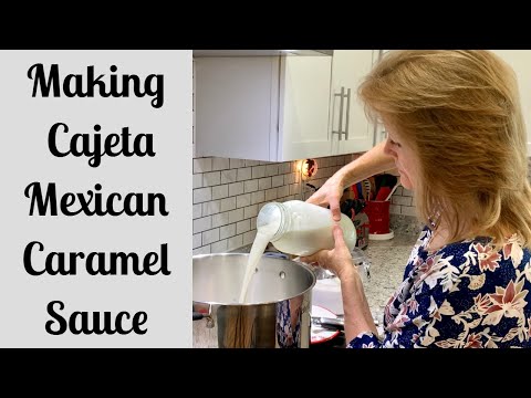 Making Goat Milk Caramel Sauce / How to Make Mexican Cajeta