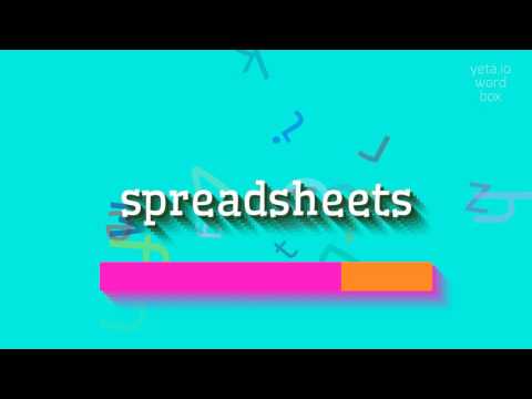 SPREADSHEETS - HOW TO PRONOUNCE IT? #spreadsheets