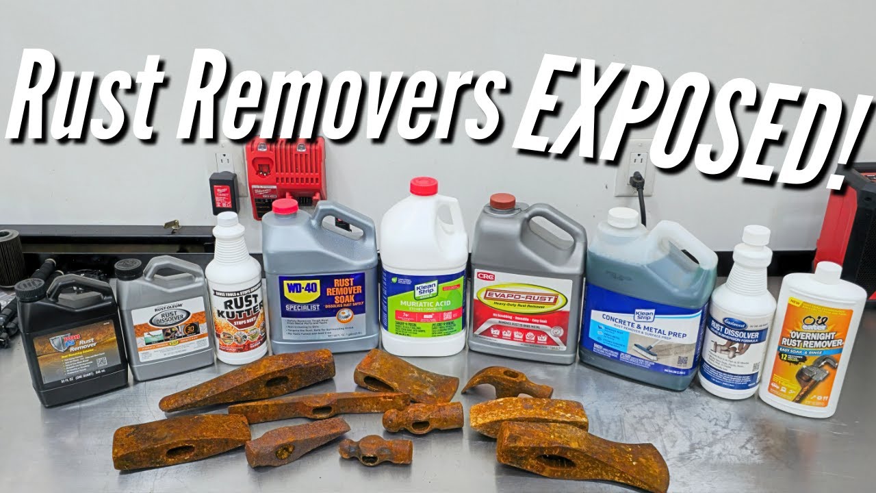 The TRUTH About Rust Removers | Evapo-Rust WD40 Eastwood Rust-Oleum A Homemade Rust Remover & More