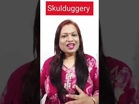 Skulduggery meaning #wordmeaning #youtubeshorts #vocabulary #spokenenglish #shorts