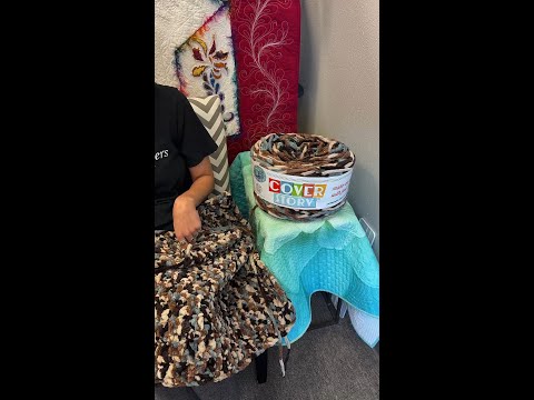 Crocheting with Lion Brand Cover Story Yarn!