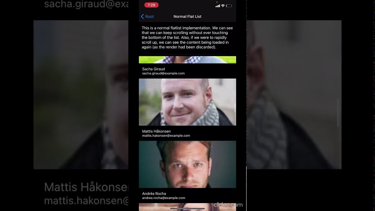 Infinite Scrolling in React Native - Demo