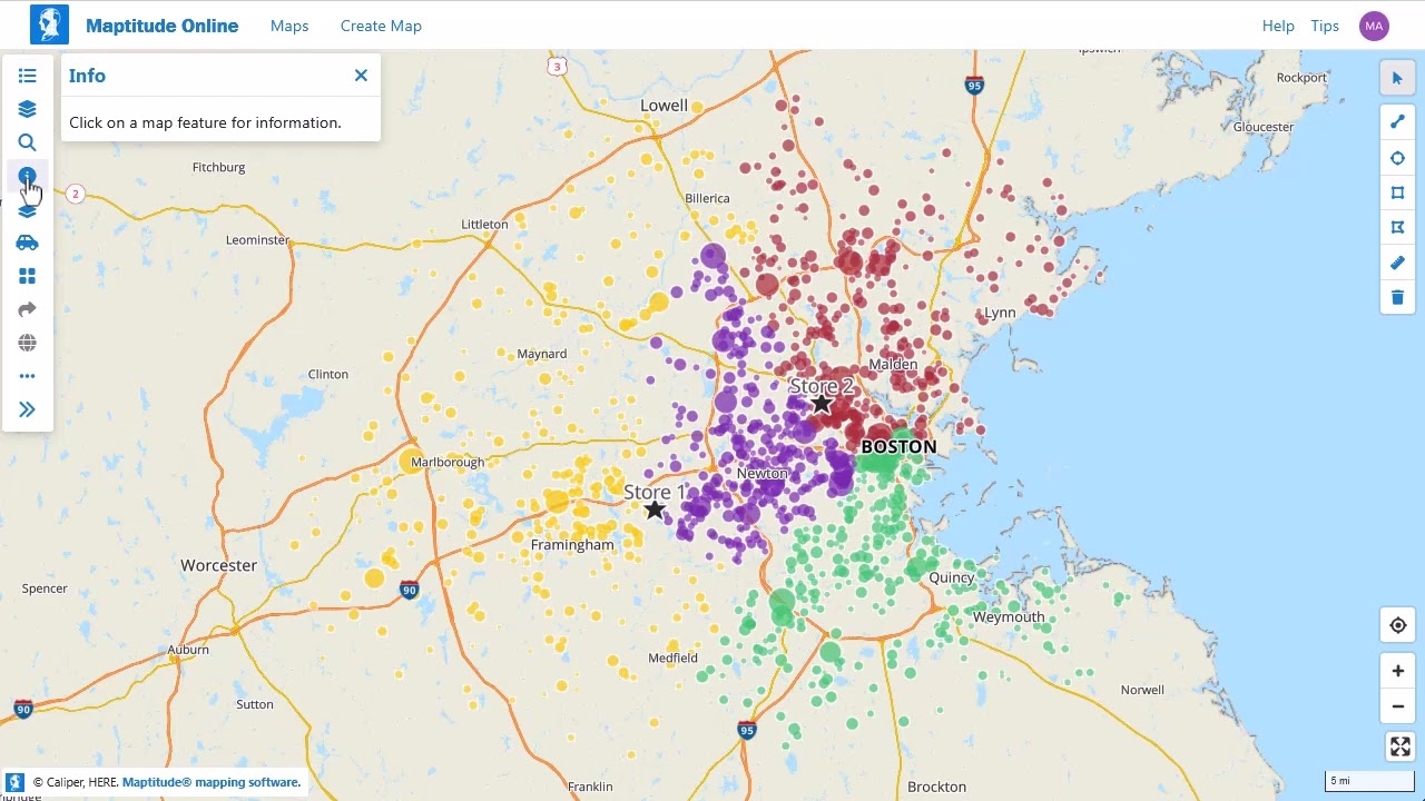 🌎 Introduction to Online Mapping Software Basics - Maptitude Online