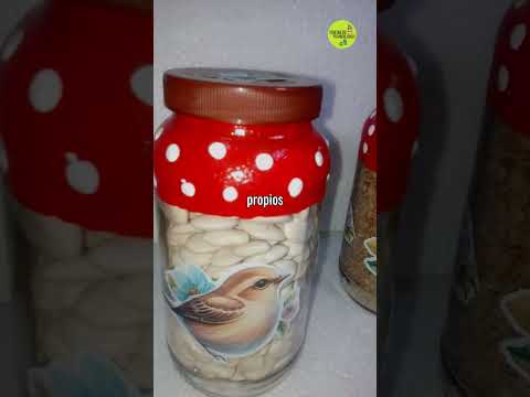 Recycle and decorate glass bottles for your kitchen | Craft Corner