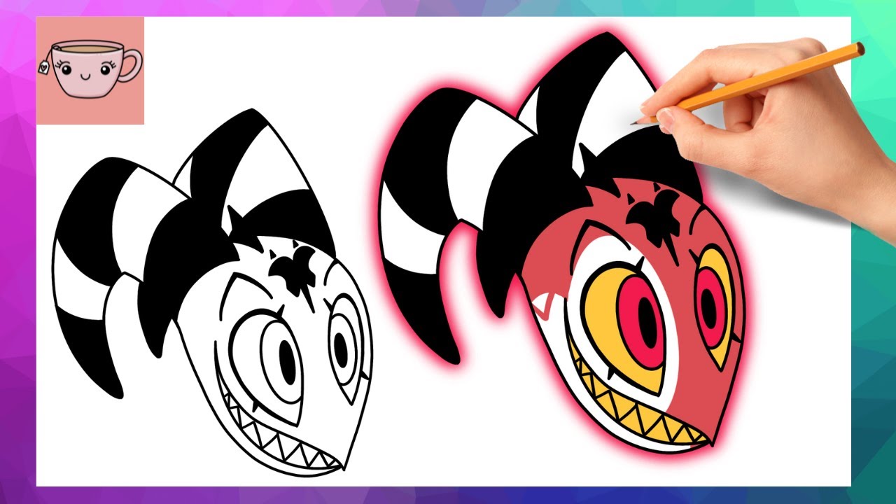 How To Draw Blitzo from Helluva Boss | Easy Drawing Tutorial