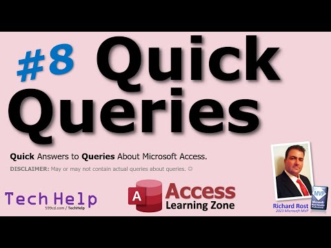 Microsoft Access Quick Queries #8 - Too Many Tables! "Yes" or Yes. Copy Record with Children, More!